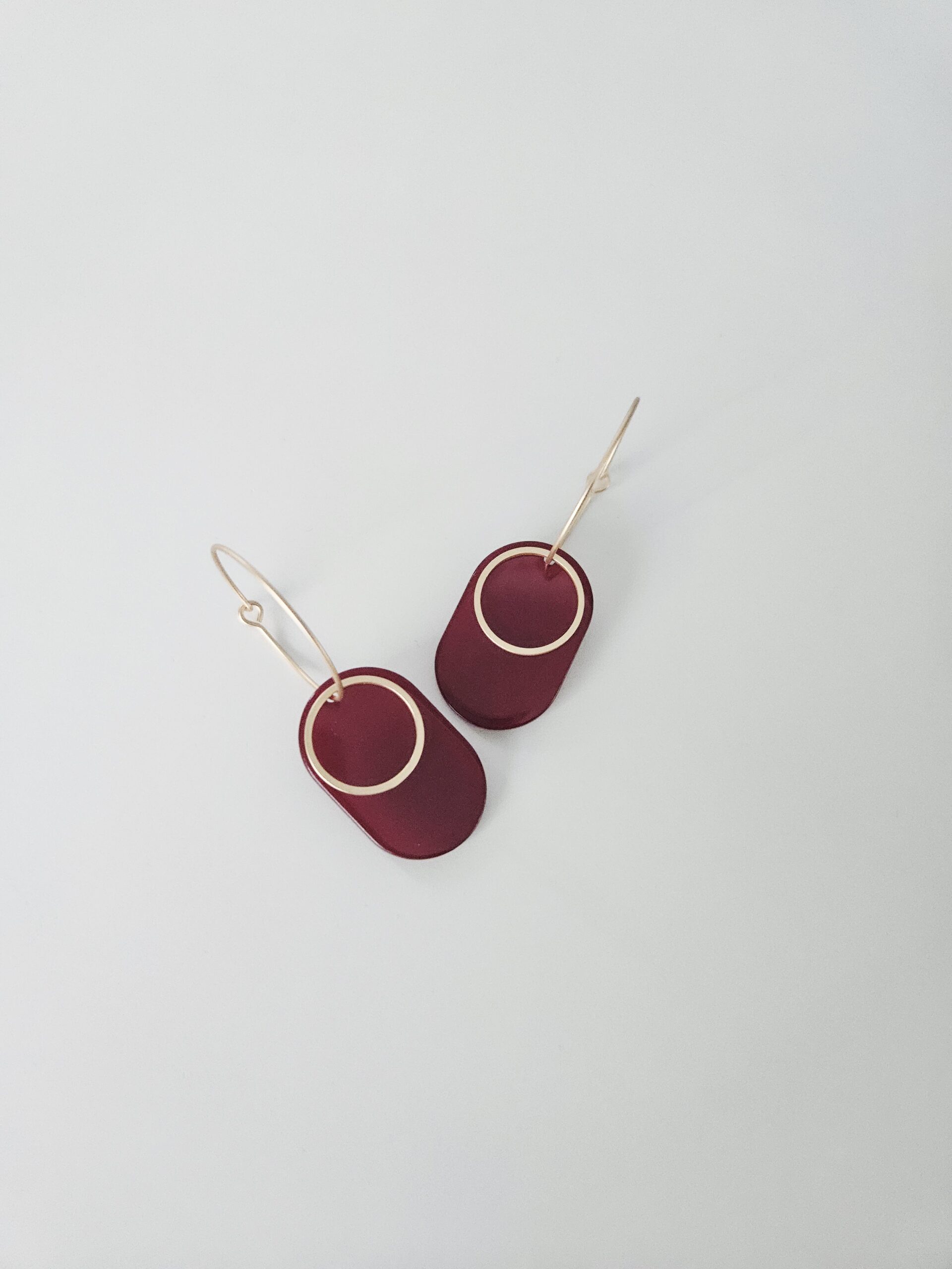 Loopy Hoops – Burgundy – SCollection by SCreations